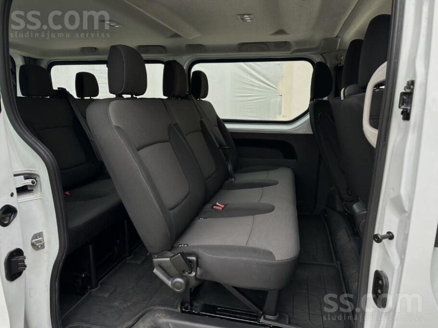 White Renault Trafic 2025 in Riga, with an engine capacity of 2.00 L and mileage of 28 thousand km for 32550 €, photo 17 on AUTOMOTO.COM.LV