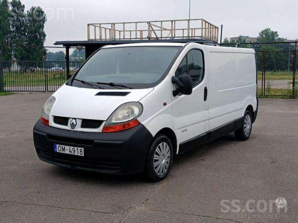 White Renault Trafic 2005 in Riga, with an engine capacity of 1.90 L and mileage of 450 thousand km for 2250 €, photo 1 on AUTOMOTO.COM.LV