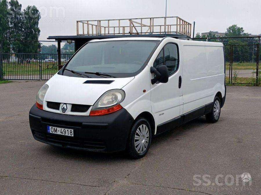 White Renault Trafic 2005 in Riga, with an engine capacity of 1.90 L and mileage of 450 thousand km for 2250 €, photo 1 on AUTOMOTO.COM.LV