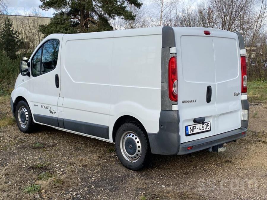 White Renault Trafic 2008 in Riga, with an engine capacity of 2.00 L and mileage of 0 thousand km for 4350 €, photo 2 on AUTOMOTO.COM.LV
