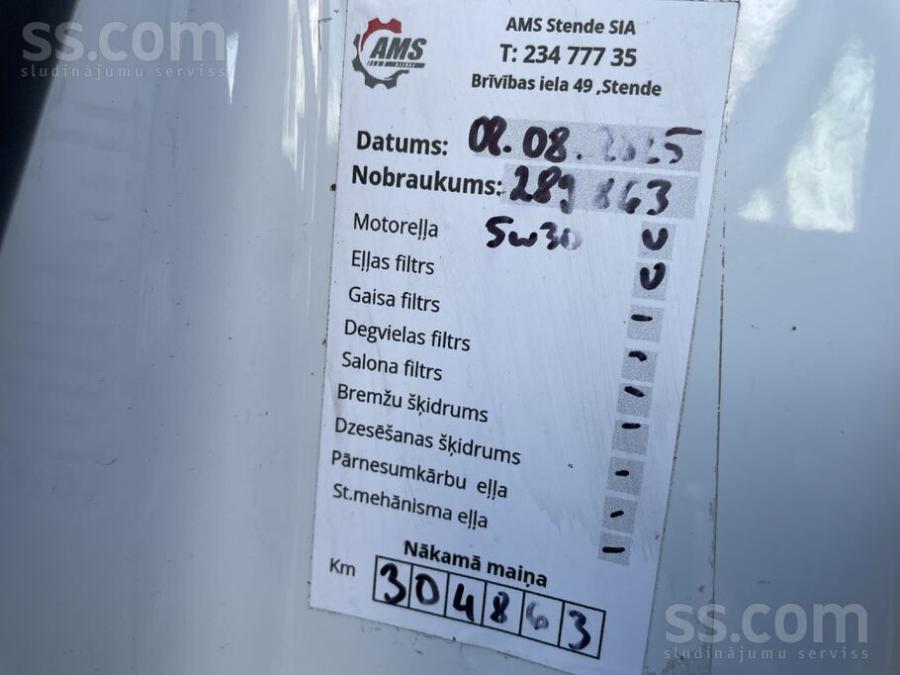 Белый Рено Трафик 2012 в Талси, объемом двигателя 2.00 л и пробегом 304 тыс. км за 5800 €, фото 11 на AUTOMOTO.COM.LV