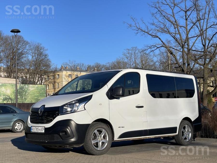 White Renault Trafic 2016 in Riga, with an engine capacity of 1.60 L and mileage of 207 thousand km for 13500 €, photo 1 on AUTOMOTO.COM.LV
