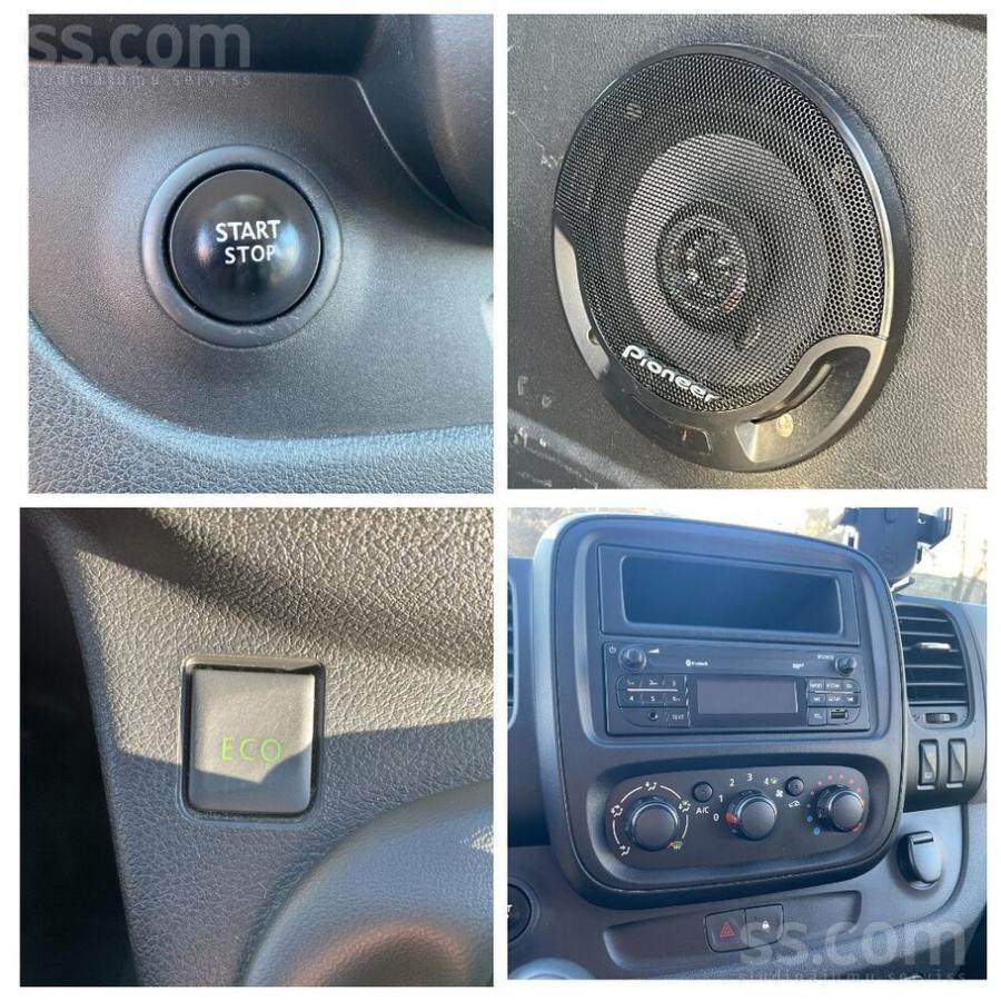 White Renault Trafic 2016 in Riga, with an engine capacity of 1.60 L and mileage of 207 thousand km for 13500 €, photo 18 on AUTOMOTO.COM.LV