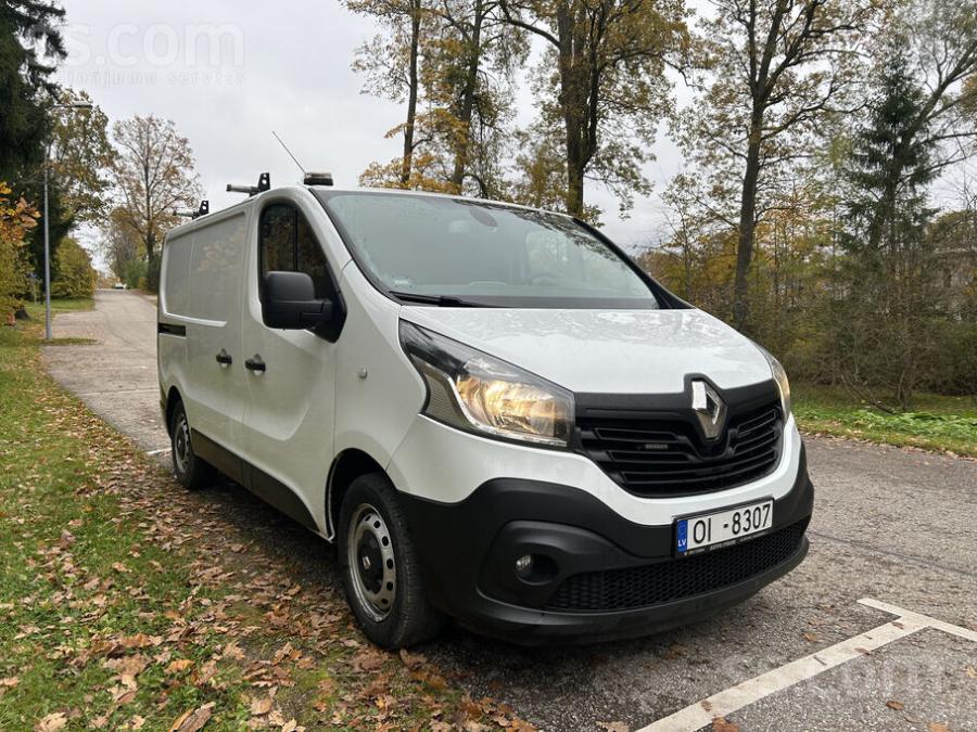 White Renault Trafic 2016 in Aluksne, with an engine capacity of 1.60 L and mileage of 0 thousand km for 8800 €, photo 1 on AUTOMOTO.COM.LV