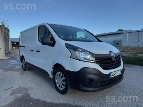 White Renault Trafic 2017 in Tukums, with an engine capacity of 1.60 L and mileage of 298 thousand km for 7200 €, photo 7 on AUTOMOTO.COM.LV