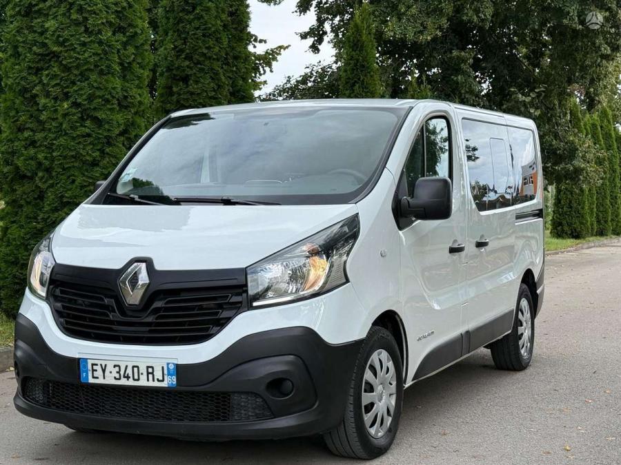 Balts Renault Trafic 2018 Tauragė, ar dzinēja tilpumu 1.60 L un nobraukumu 300 tūkst. km par 6500 €, foto 5 vietnē AUTOMOTO.COM.LV