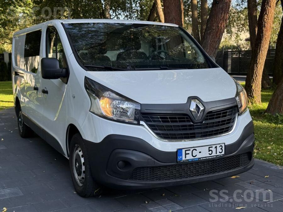 Белый Рено Трафик 2019 в Рига, объемом двигателя 1.60 л и пробегом 170 тыс. км за 13990 €, фото 3 на AUTOMOTO.COM.LV