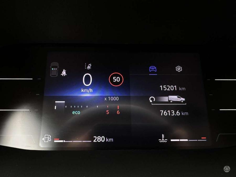 Balts Renault Trafic 2025 Viļņa, ar dzinēja tilpumu 2.00 L un nobraukumu 15 tūkst. km par 33500 €, foto 10 vietnē AUTOMOTO.COM.LV