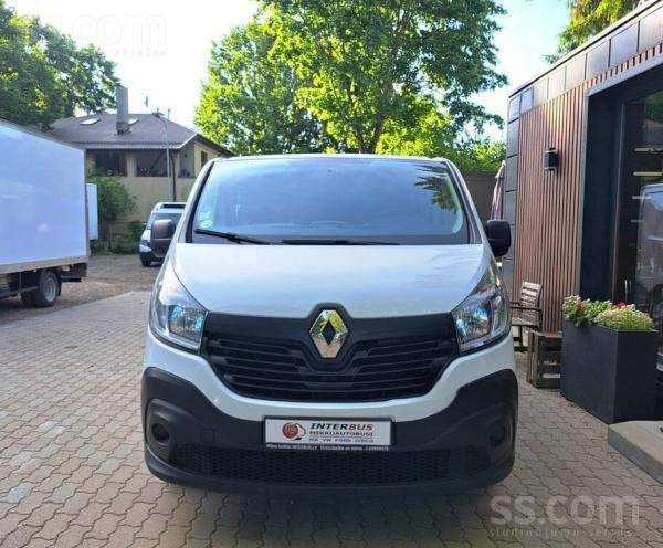 White Renault Trafic 2019 in Riga, with an engine capacity of 1.60 L and mileage of 0 thousand km for 14950 €, photo 2 on AUTOMOTO.COM.LV