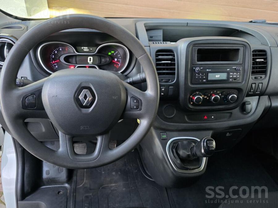 White Renault Trafic 2021 in Riga, with an engine capacity of 2.00 L and mileage of 108 thousand km for 13995 €, photo 16 on AUTOMOTO.COM.LV