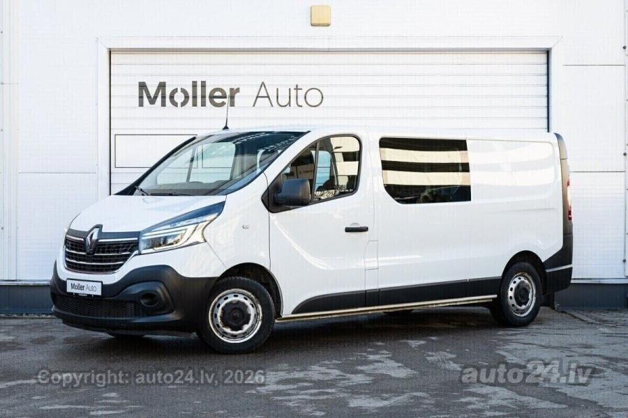 White Renault Trafic 2021 in Riga, with an engine capacity of 2.00 L and mileage of 27 thousand km for 16909 €, photo 1 on AUTOMOTO.COM.LV