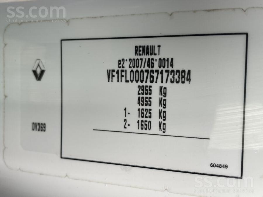 White Renault Trafic 2021 in Riga, with an engine capacity of 2.00 L and mileage of 0 thousand km for 12300 €, photo 20 on AUTOMOTO.COM.LV