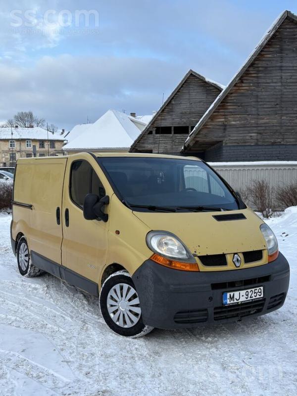 Dzeltens Renault Trafic 2003 Kuldīga, ar dzinēja tilpumu 1.90 L un nobraukumu 0 tūkst. km par 2450 €, foto 2 vietnē AUTOMOTO.COM.LV
