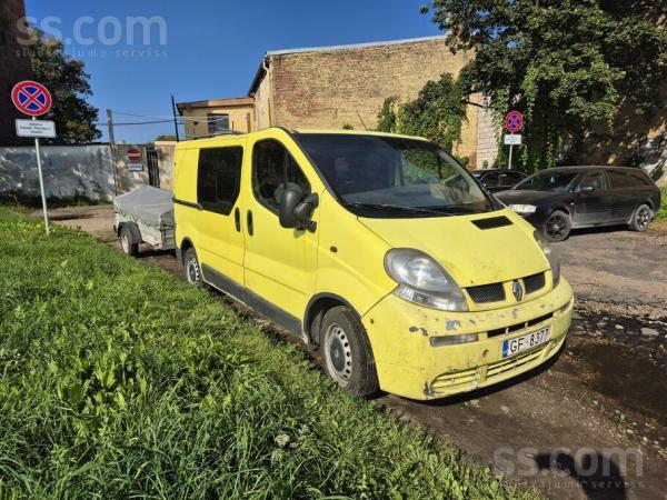 Dzeltens Renault Trafic 2002 Rīga, ar dzinēja tilpumu 1.90 L un nobraukumu 409 tūkst. km par 1500 €, foto 2 vietnē AUTOMOTO.COM.LV