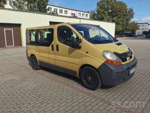 Yellow Renault Trafic 2003 in Jekabpils, with an engine capacity of 1.90 L and mileage of 271 thousand km for 2500 €, photo 9 on AUTOMOTO.COM.LV