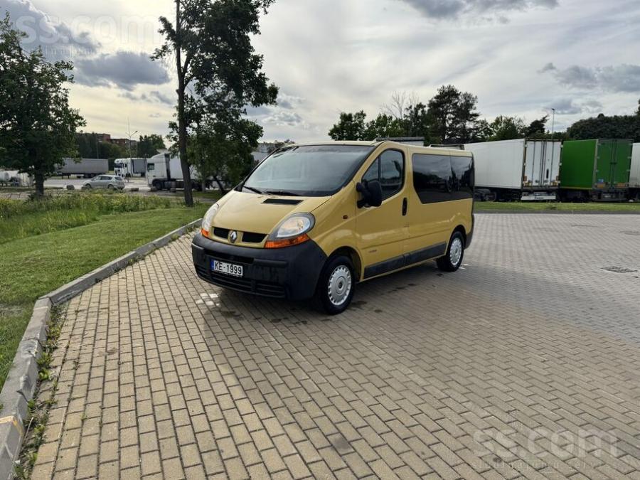 Dzeltens Renault Trafic 2004 Rēzekne, ar dzinēja tilpumu 1.90 L un nobraukumu 324 tūkst. km par 3350 €, foto 1 vietnē AUTOMOTO.COM.LV