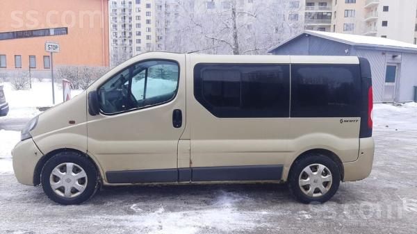 Yellow Renault Trafic 2005 in Riga, with an engine capacity of 1.90 L and mileage of 385 thousand km for 2800 €, photo 5 on AUTOMOTO.COM.LV