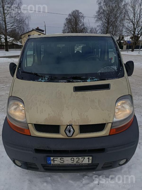 Dzeltens Renault Trafic 2006 Rīga, ar dzinēja tilpumu 1.90 L un nobraukumu 357 tūkst. km par 1850 €, foto 1 vietnē AUTOMOTO.COM.LV