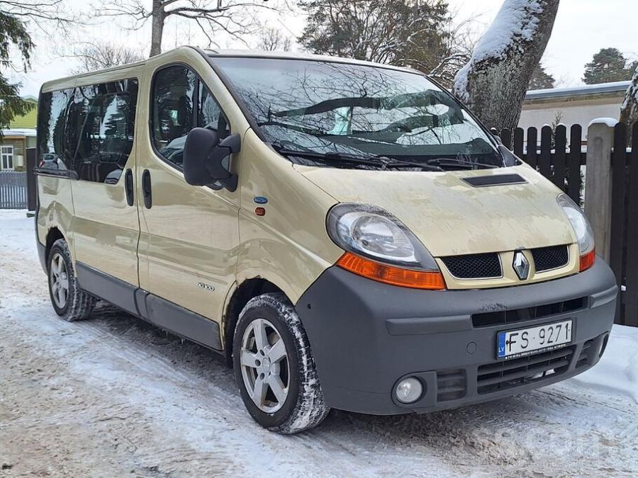 Dzeltens Renault Trafic 2006 Rīga, ar dzinēja tilpumu 1.90 L un nobraukumu 350 tūkst. km par 1960 €, foto 2 vietnē AUTOMOTO.COM.LV