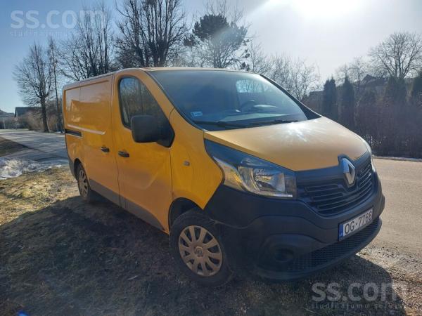 Yellow Renault Trafic 2015 in Ogre, with an engine capacity of 1.60 L and mileage of 233 thousand km for 7280 €, photo 1 on AUTOMOTO.COM.LV