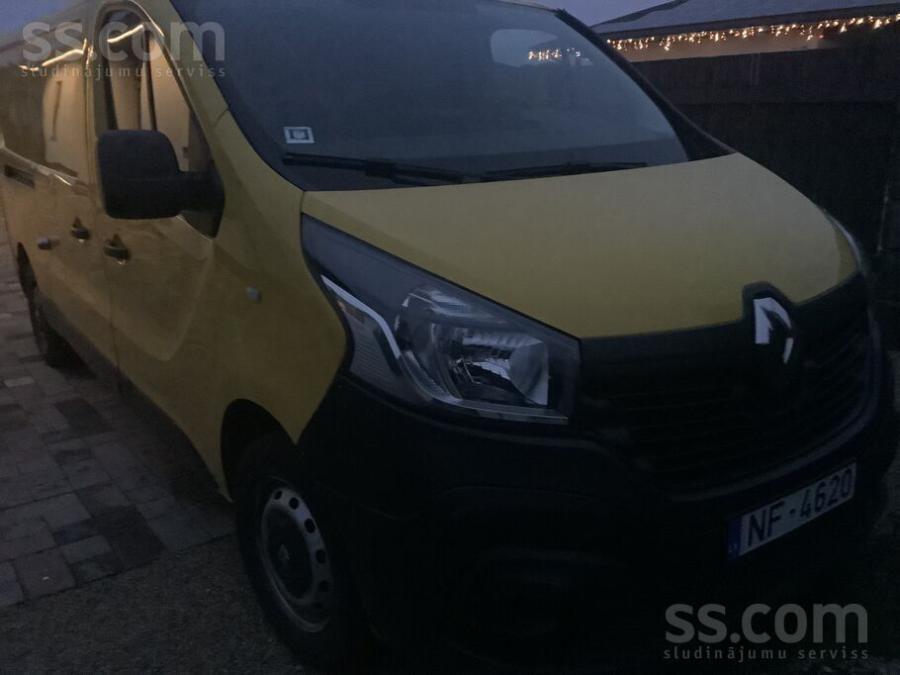 Yellow Renault Trafic 2018 in Riga, with an engine capacity of 1.60 L and mileage of 154 thousand km for 7990 €, photo 20 on AUTOMOTO.COM.LV