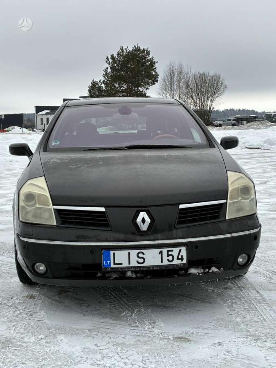 Black Renault vel-satis 2006 in Salcininkai, with an engine capacity of 2.19 L and mileage of 314 thousand km for 790 €, photo 2 on AUTOMOTO.COM.LV