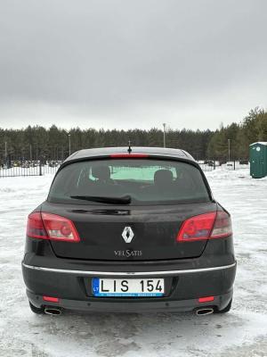 Black Renault vel-satis 2006 in Salcininkai, with an engine capacity of 2.19 L and mileage of 314 thousand km for 790 €, photo 5 on AUTOMOTO.COM.LV