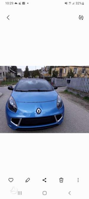 Blue Renault Wind 2010 in Anyksciai, with an engine capacity of 1.15 L and mileage of 110 thousand km for 3500 €, photo 11 on AUTOMOTO.COM.LV