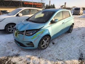 Blue Renault Zoe 2020 in Vilnius, with an engine capacity of 0.00 L and mileage of 105 thousand km for 4950 €, photo  on AUTOMOTO.COM.LV