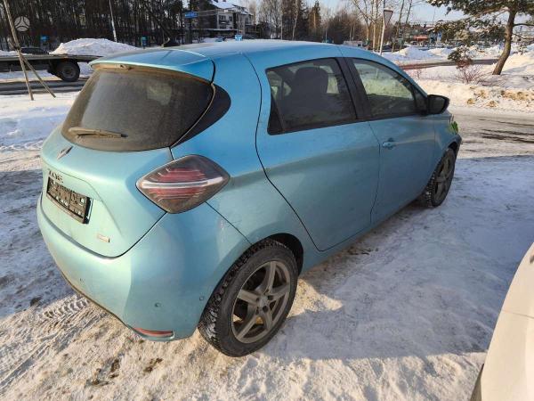 Blue Renault Zoe 2020 in Vilnius, with an engine capacity of 0.00 L and mileage of 105 thousand km for 4950 €, photo 5 on AUTOMOTO.COM.LV