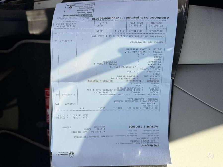 Blue Renault Zoe 2021 in Kaunas, with an engine capacity of 0.00 L and mileage of 51 thousand km for 13500 €, photo 17 on AUTOMOTO.COM.LV