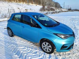 Blue Renault Zoe 2022 in Kaunas, with an engine capacity of 0.00 L and mileage of 22 thousand km for 13900 €, photo 4 on AUTOMOTO.COM.LV