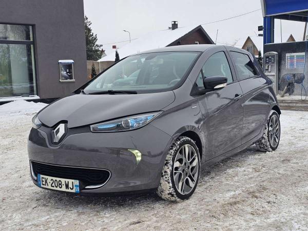 Grey Renault Zoe 2017 in Taurage, with an engine capacity of 0.00 L and mileage of 89 thousand km for 6199 €, photo 1 on AUTOMOTO.COM.LV