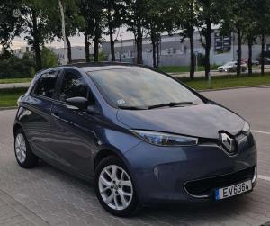 Grey Renault Zoe 2019 in Vilnius, with an engine capacity of 0.00 L and mileage of 70 thousand km for 10300 €, photo  on AUTOMOTO.COM.LV