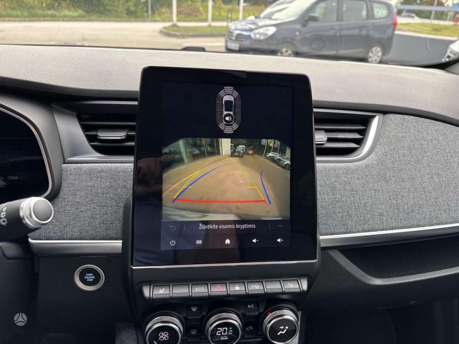 Grey Renault Zoe 2021 in Siauliai, with an engine capacity of 0.00 L and mileage of 71 thousand km for 13500 €, photo 12 on AUTOMOTO.COM.LV