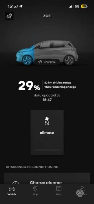 Красный Рено Зое 2017 в Вильнюс, объемом двигателя 0.00 л и пробегом 99 тыс. км за 8400 €, фото 16 на AUTOMOTO.COM.LV