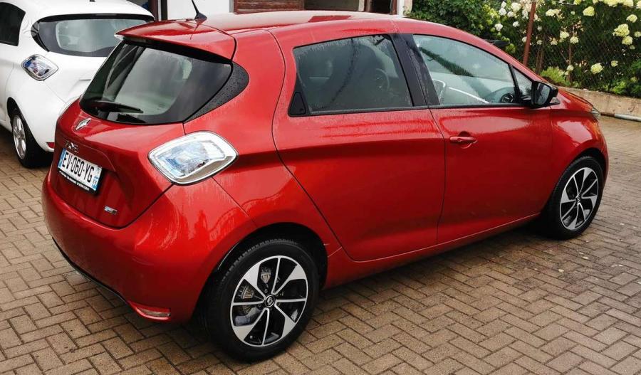 Sarkans Renault Zoe 2018 Panevēža, ar dzinēja tilpumu 0.00 L un nobraukumu 43 tūkst. km par 7700 €, foto 4 vietnē AUTOMOTO.COM.LV