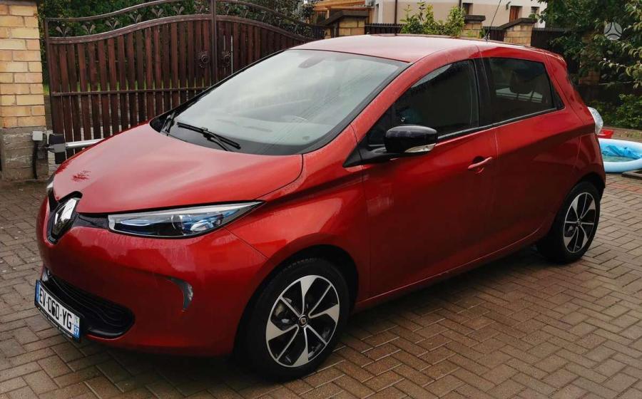 Sarkans Renault Zoe 2018 Panevēža, ar dzinēja tilpumu 0.00 L un nobraukumu 43 tūkst. km par 7700 €, foto 7 vietnē AUTOMOTO.COM.LV