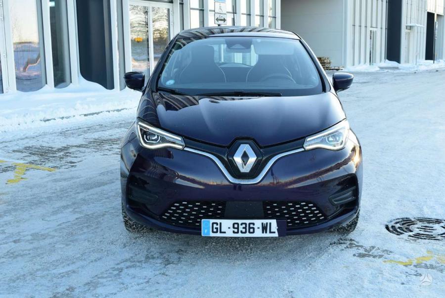 Violet Renault Zoe 2023 in Vilnius, with an engine capacity of 0.00 L and mileage of 33 thousand km for 12450 €, photo 2 on AUTOMOTO.COM.LV