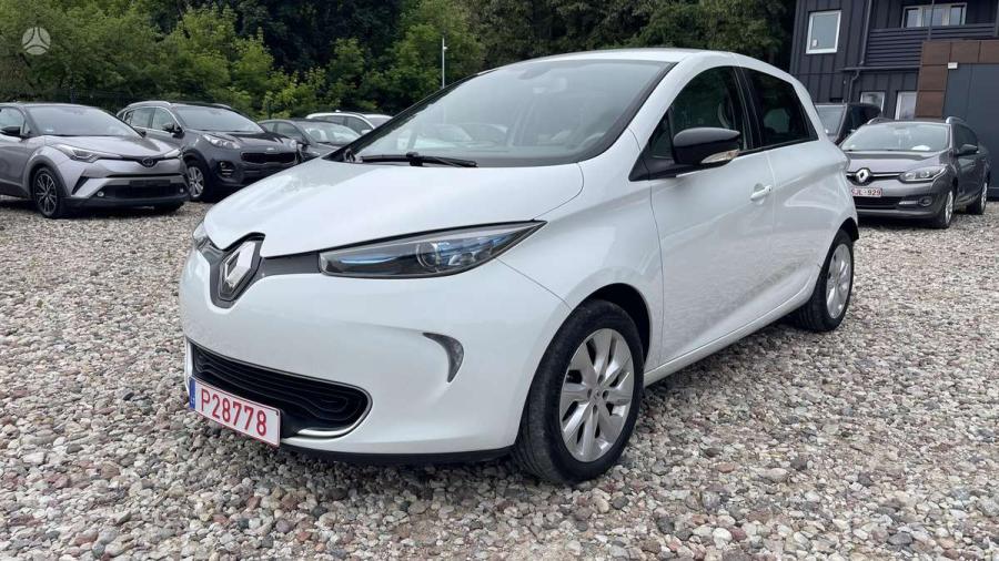 Balts Renault Zoe 2016 Kauņa, ar dzinēja tilpumu 0.00 L un nobraukumu 100 tūkst. km par 5750 €, foto 1 vietnē AUTOMOTO.COM.LV