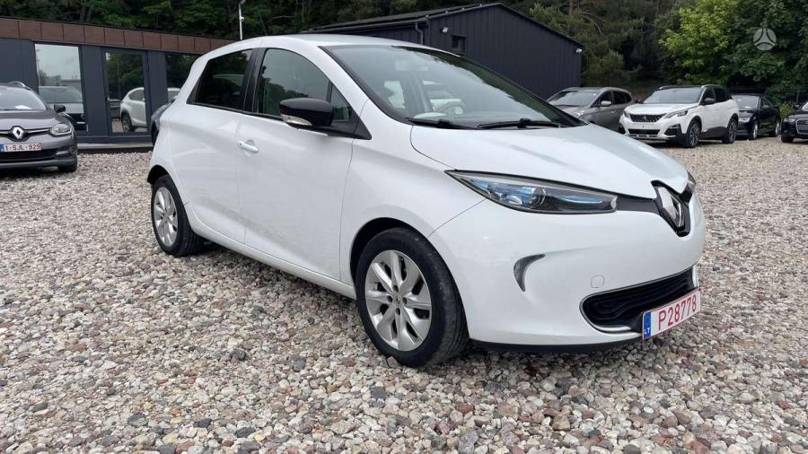 Balts Renault Zoe 2016 Kauņa, ar dzinēja tilpumu 0.00 L un nobraukumu 100 tūkst. km par 5750 €, foto 4 vietnē AUTOMOTO.COM.LV