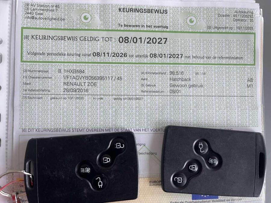 Balts Renault Zoe 2016 Kauņa, ar dzinēja tilpumu 0.00 L un nobraukumu 100 tūkst. km par 5750 €, foto 22 vietnē AUTOMOTO.COM.LV
