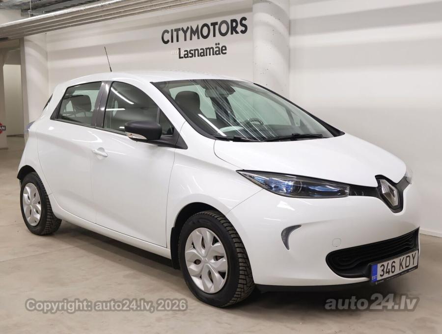 White Renault Zoe 2020 in Tallinn, with an engine capacity of 0.00 L and mileage of 80 thousand km for 9900 €, photo 4 on AUTOMOTO.COM.LV