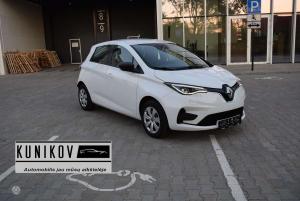 White Renault Zoe 2020 in Vilnius, with an engine capacity of 0.00 L and mileage of 62 thousand km for 9550 €, photo  on AUTOMOTO.COM.LV