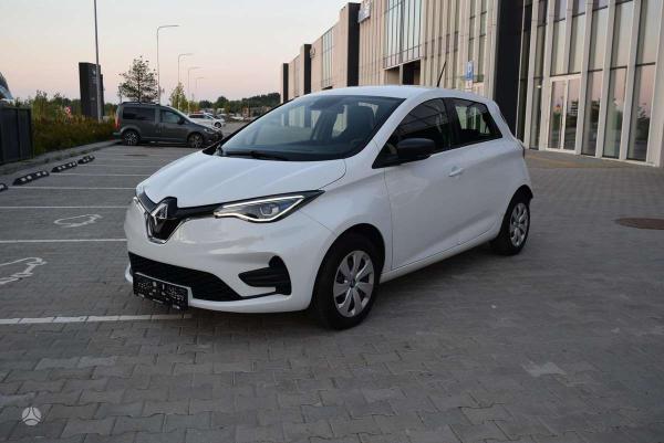 White Renault Zoe 2020 in Vilnius, with an engine capacity of 0.00 L and mileage of 62 thousand km for 9550 €, photo 3 on AUTOMOTO.COM.LV