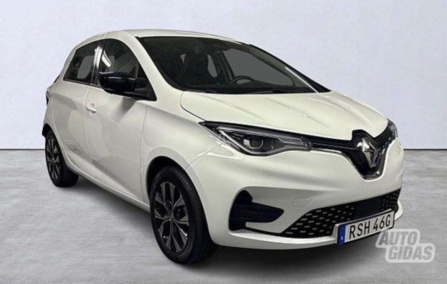 White Renault Zoe 2023 in Kaunas, with an engine capacity of 0.00 L and mileage of 23 thousand km for 22919 €, photo 6 on AUTOMOTO.COM.LV