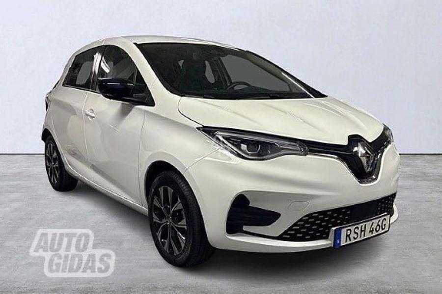 White Renault Zoe 2023 in Kaunas, with an engine capacity of 0.00 L and mileage of 23 thousand km for 22919 €, photo 14 on AUTOMOTO.COM.LV