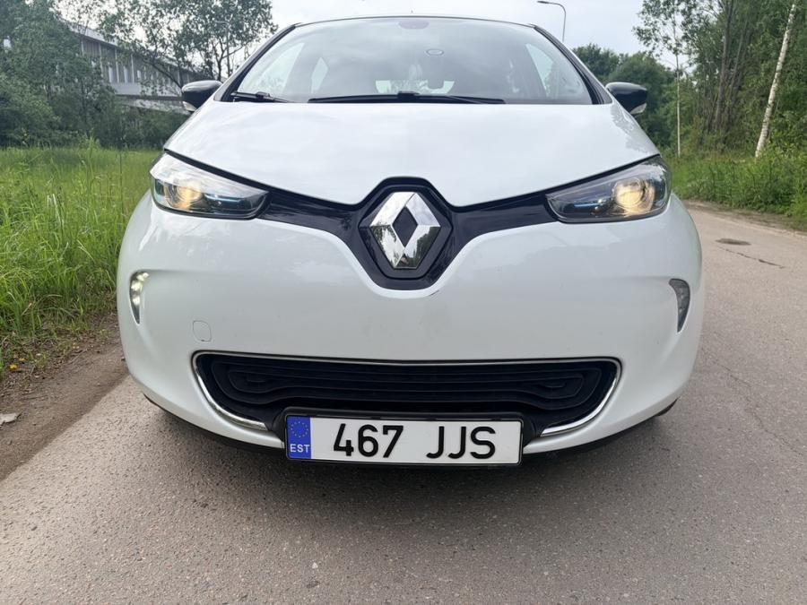 White Renault Zoe 2018 in Tallinn, with an engine capacity of 0.00 L and mileage of 83 thousand km for 9000 €, photo 16 on AUTOMOTO.COM.LV