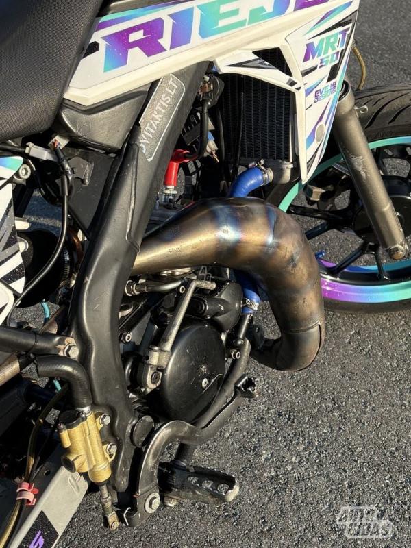 Balts Rieju MRT 50 2016 Radviliškis, ar dzinēja tilpumu 0.05 L un nobraukumu 18 tūkst. km par 2200 €, foto 6 vietnē AUTOMOTO.COM.LV