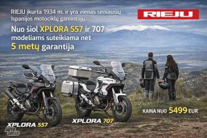 Rieju Xplora 557 2026 Klaipėda, ar dzinēja tilpumu 0.55 L un nobraukumu 0 tūkst. km par 5499 €, foto  vietnē AUTOMOTO.COM.LV